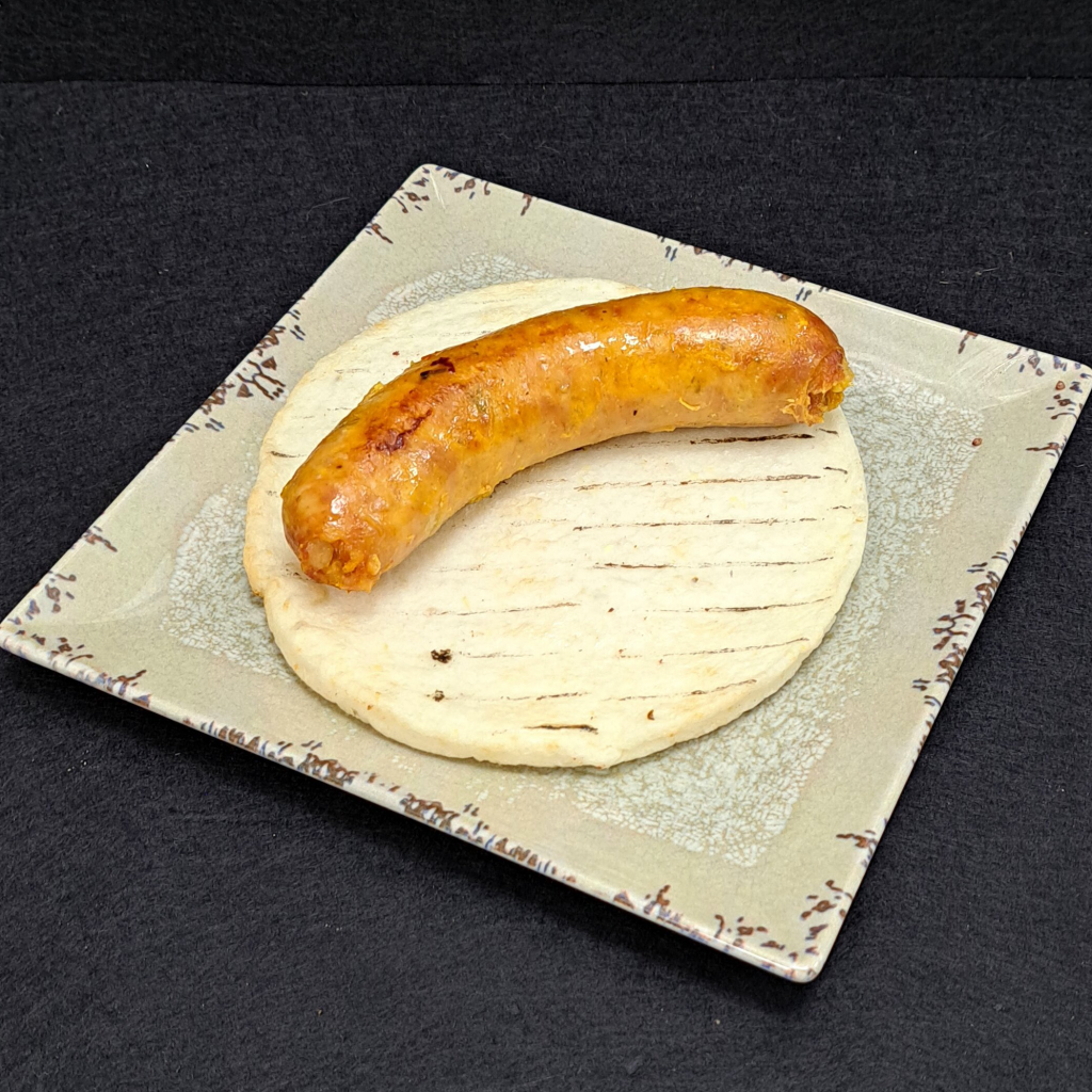 Chorizo Santarrosano con Arepa | Sabor colombiano en Tortas Pan